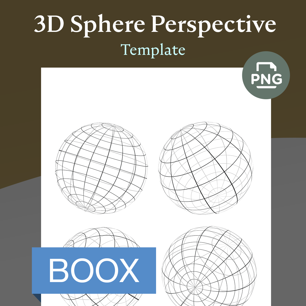 3D Sphere Perspective – eInkTemplates