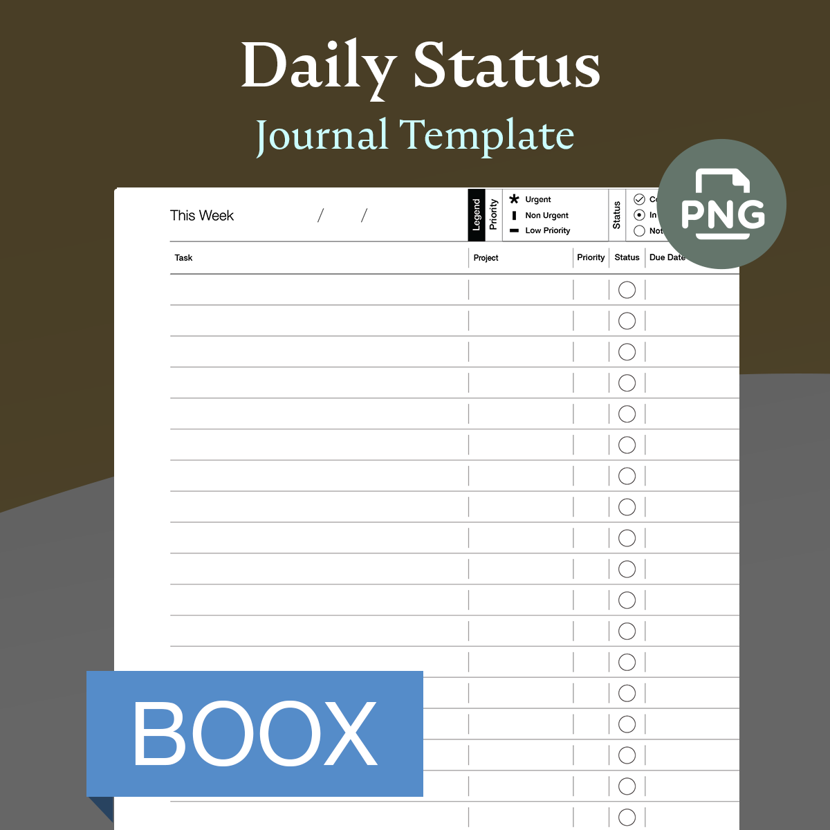 Onyx BOOX - Daily Task Status Log – eInkTemplates