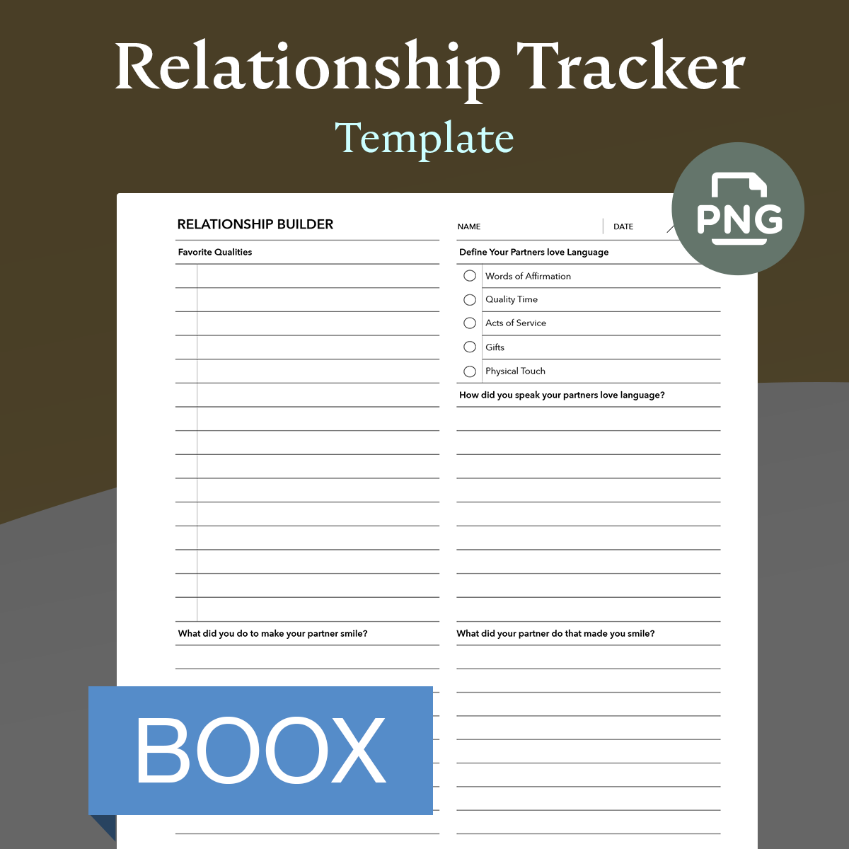Onyx BOOX - Relationship Tracker – eInkTemplates