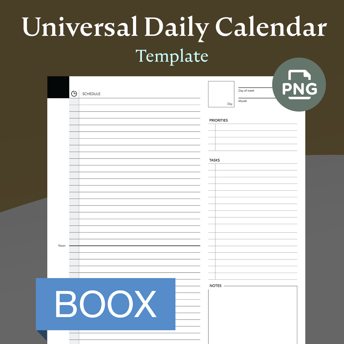 ONYX BOOX - Universal Daily Calendar – eInkTemplates